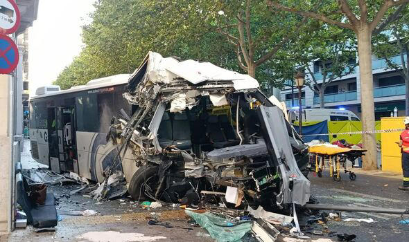 Lleida bus crash: 12 ambulances swarm street after horror incident ...
