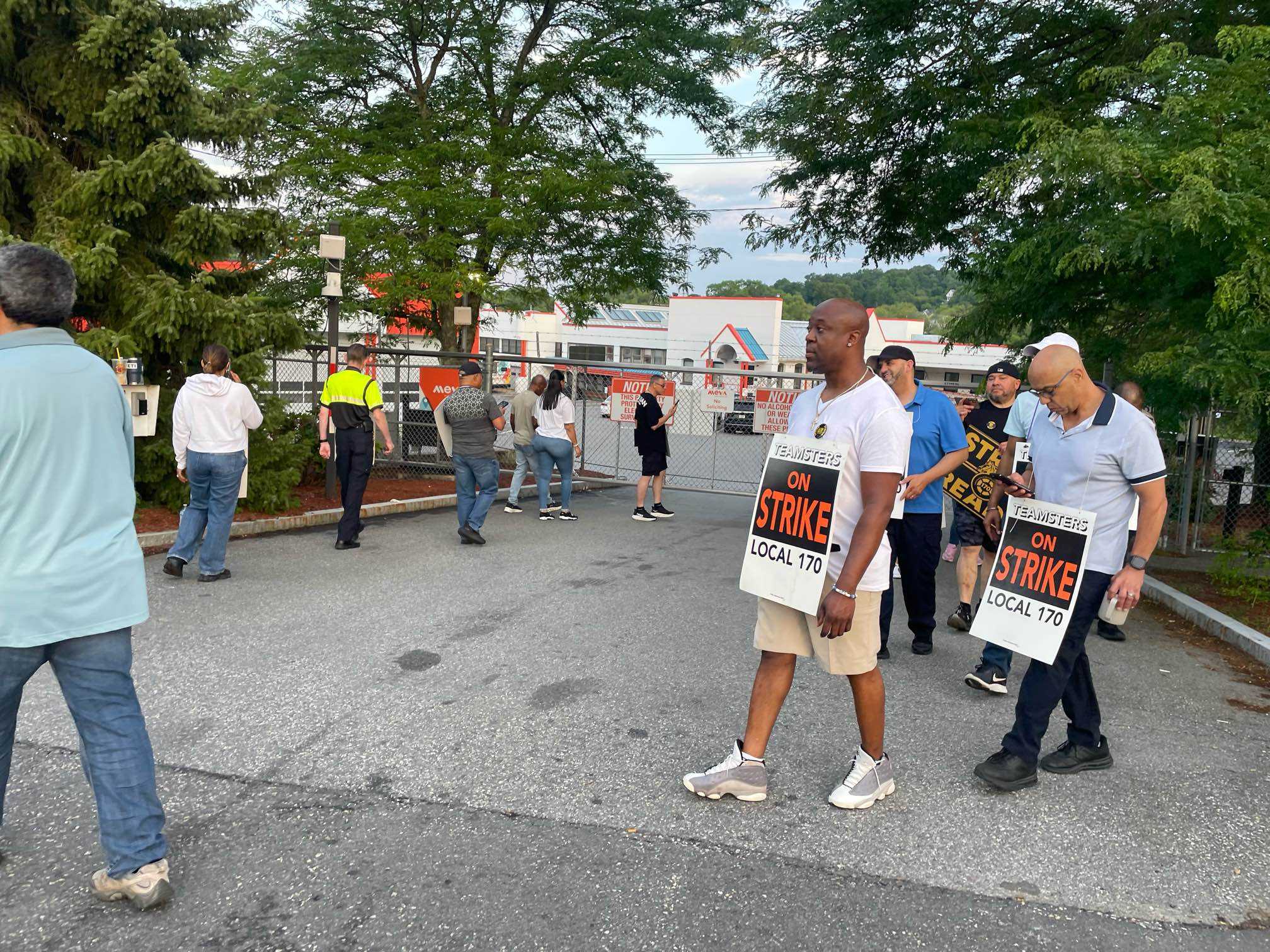 Merrimack Valley bus drivers strike over schedule change dispute