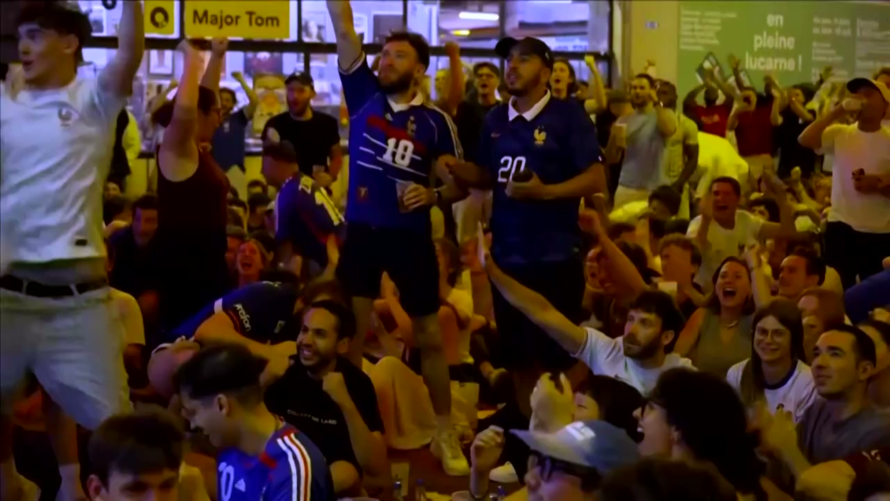 France fans revel in dazzling victory over Sweden