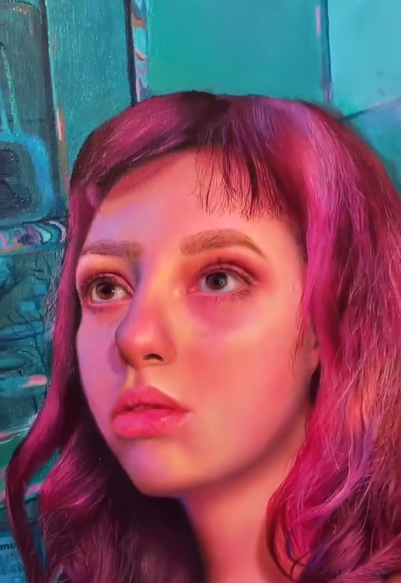 Dreams become reality: Expressive contemporary painting process
