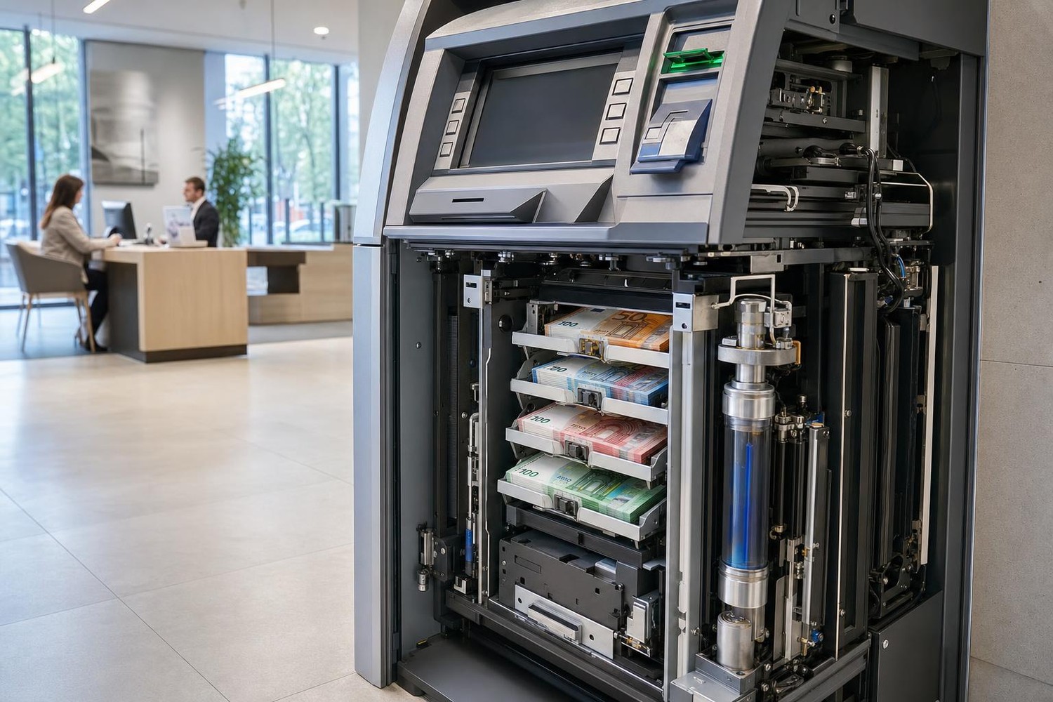 Combien d'argent cache vraiment un distributeur de billets de banque de ...