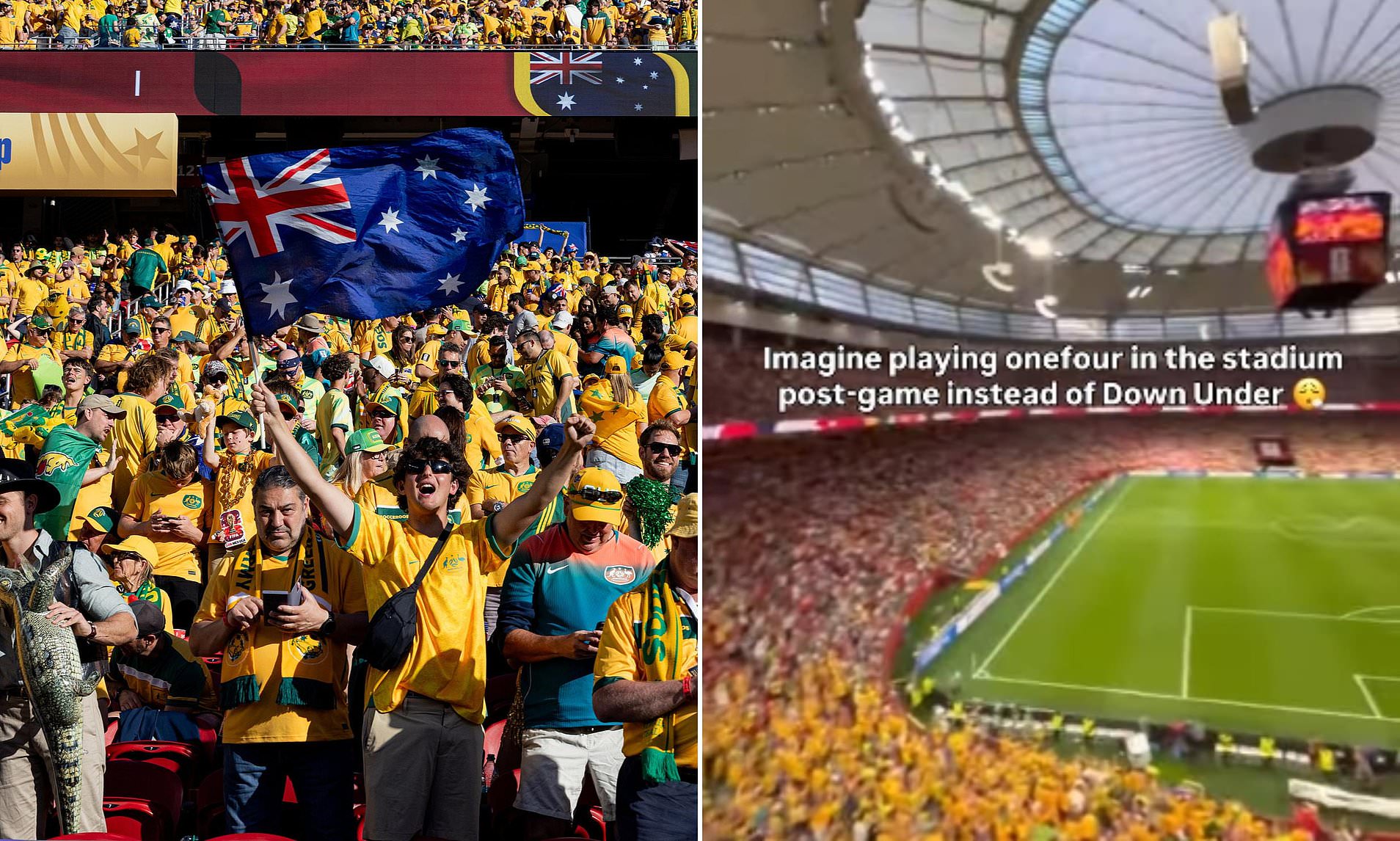 Media outlet blasted for telling fans to stop chanting Land Down Under ...