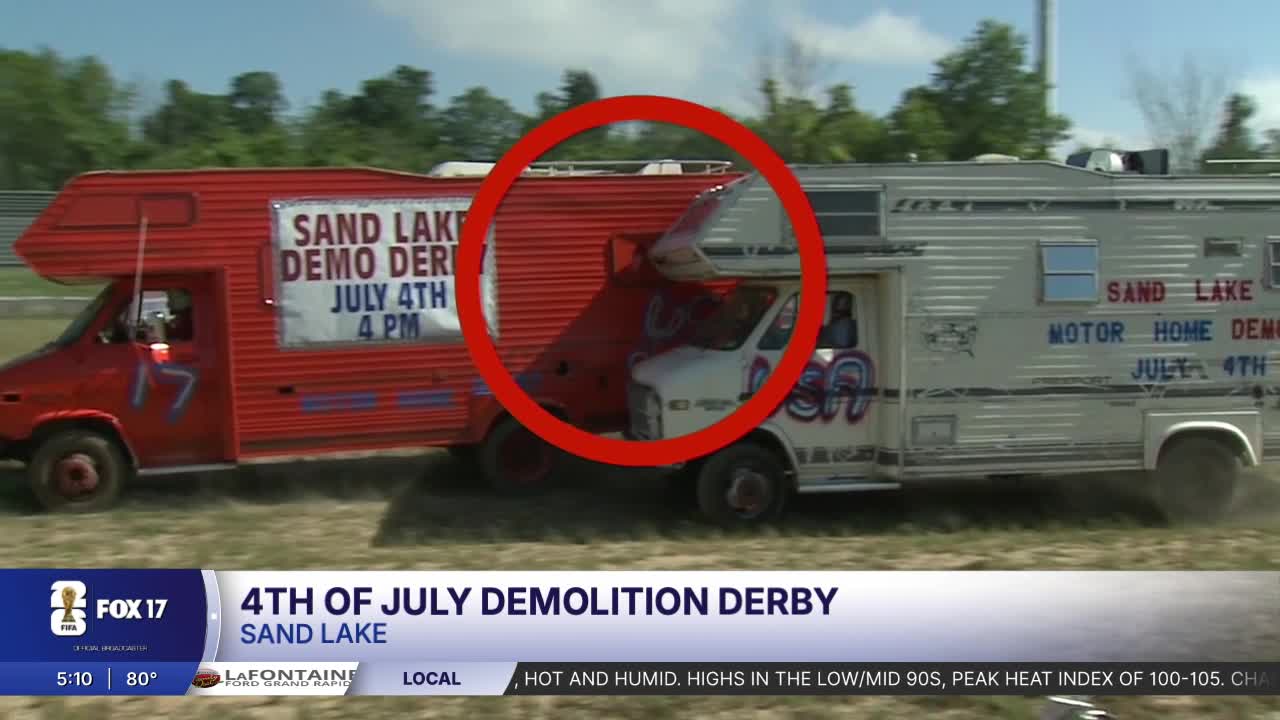 'It's metal mayhem': Sand Lake motorhome demolition derby returns for ...