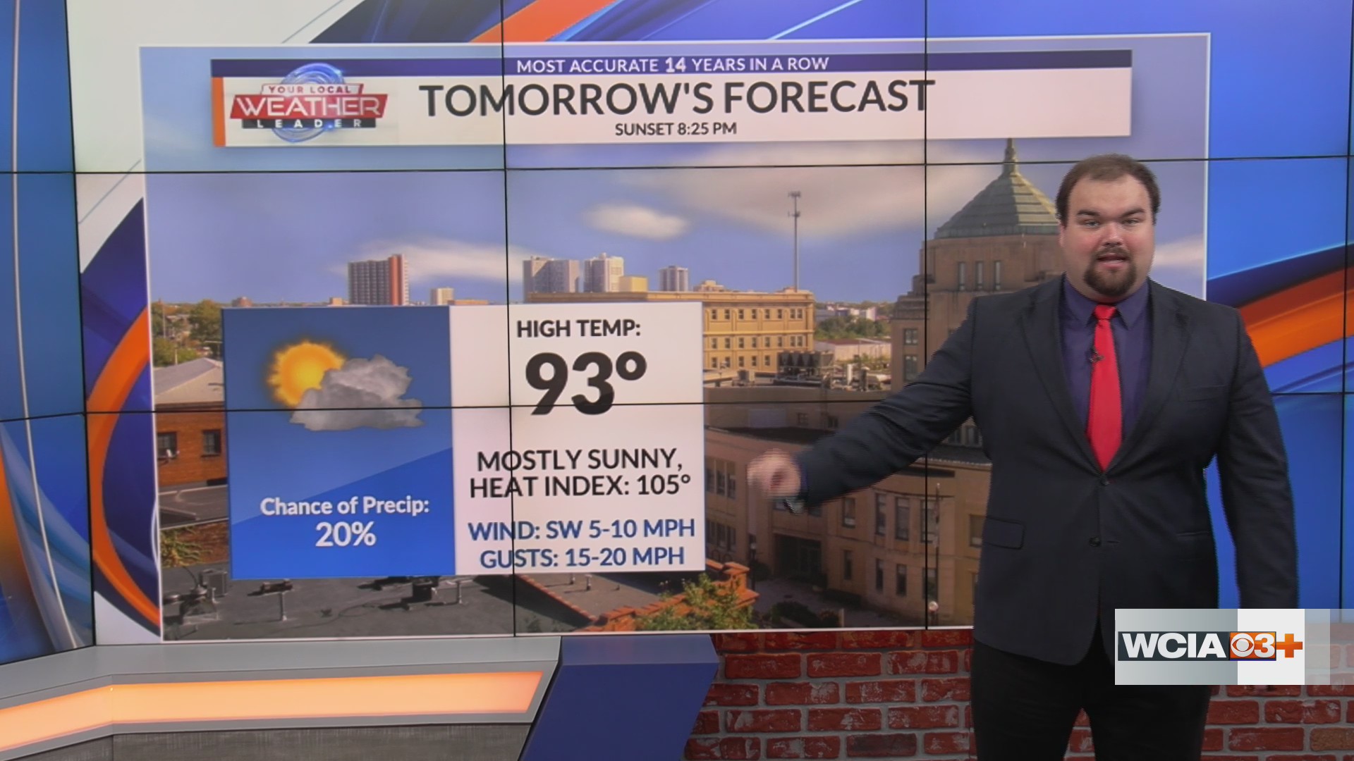 Adam, "Heat is still here, but storms arrive near the weekend"
