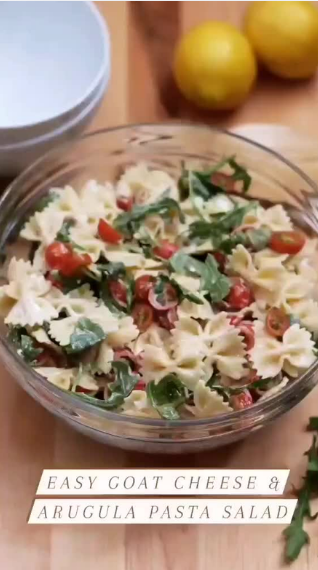 Arugula pasta salad everyone will love