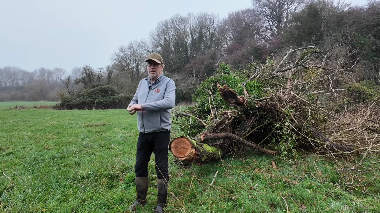 Why use a hydraulic chainsaw on a farm?