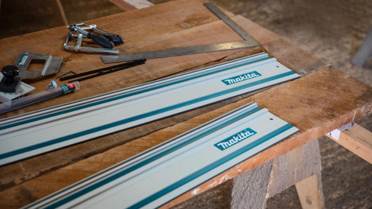 These Makita guide rails make working without a table saw a breeze