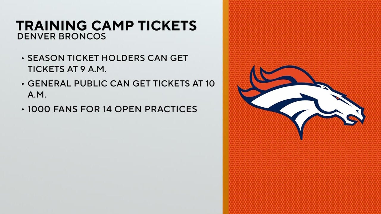 Broncos training camp tickets on sale Wednesday