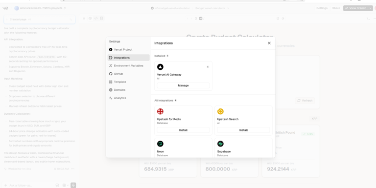 Vercel v0 no-code review