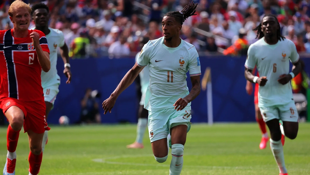 Olise matches Maradona assist tally in France win over Sweden