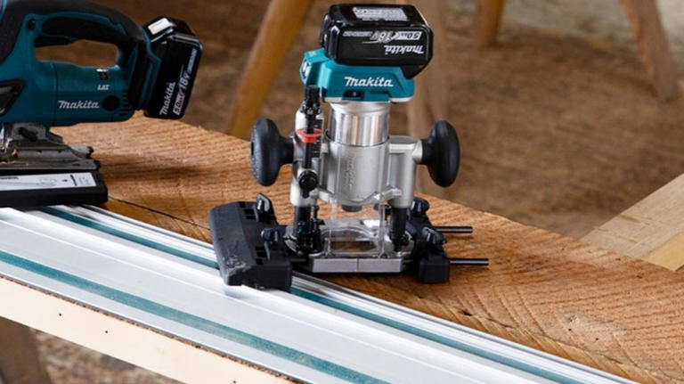 These Makita guide rails make working without a table saw a breeze