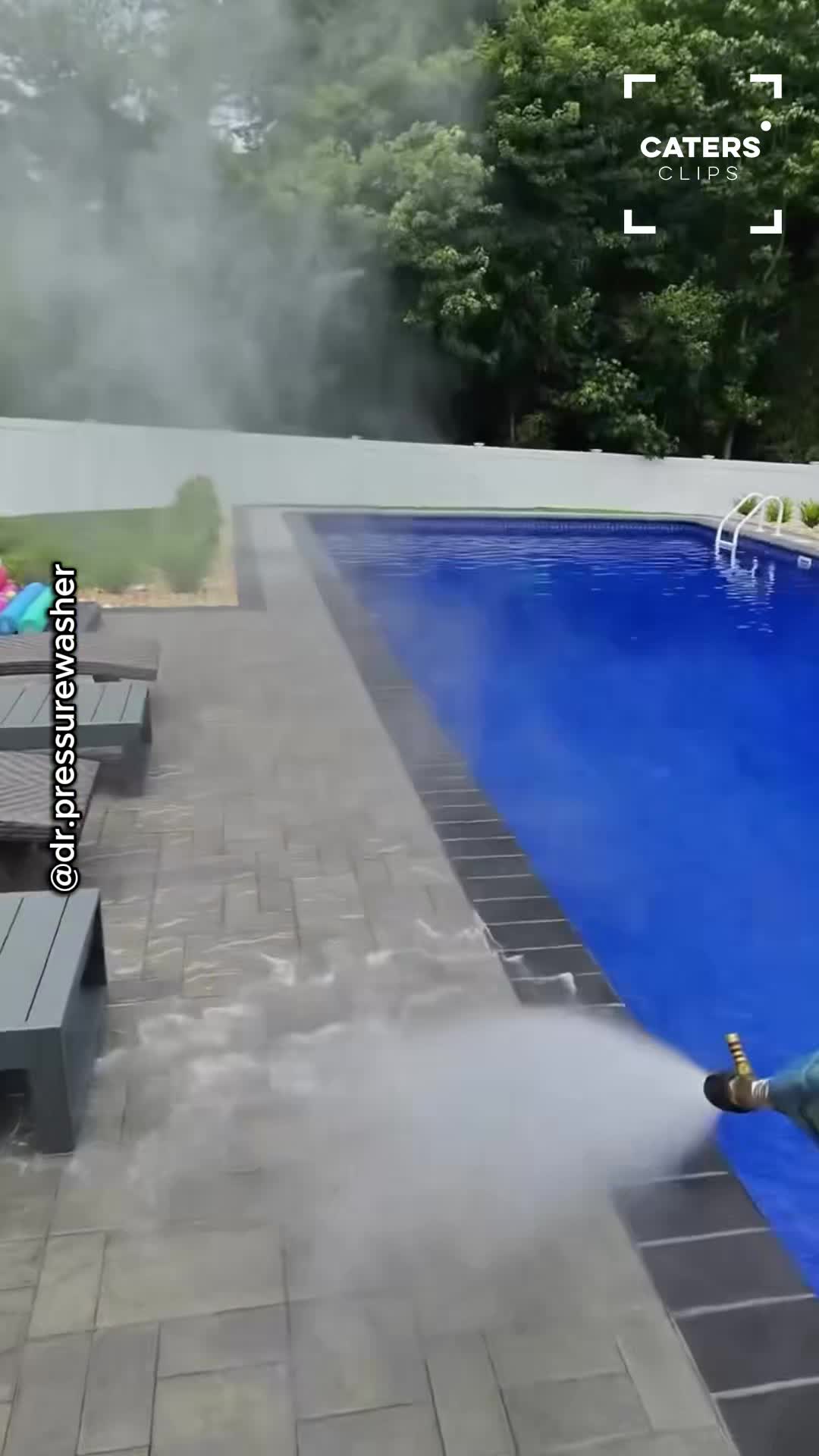 Before-and-after pressure washing results are incredible