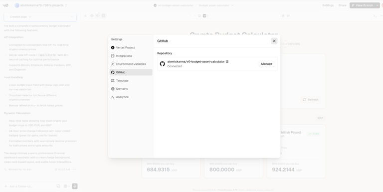Vercel v0 no-code review