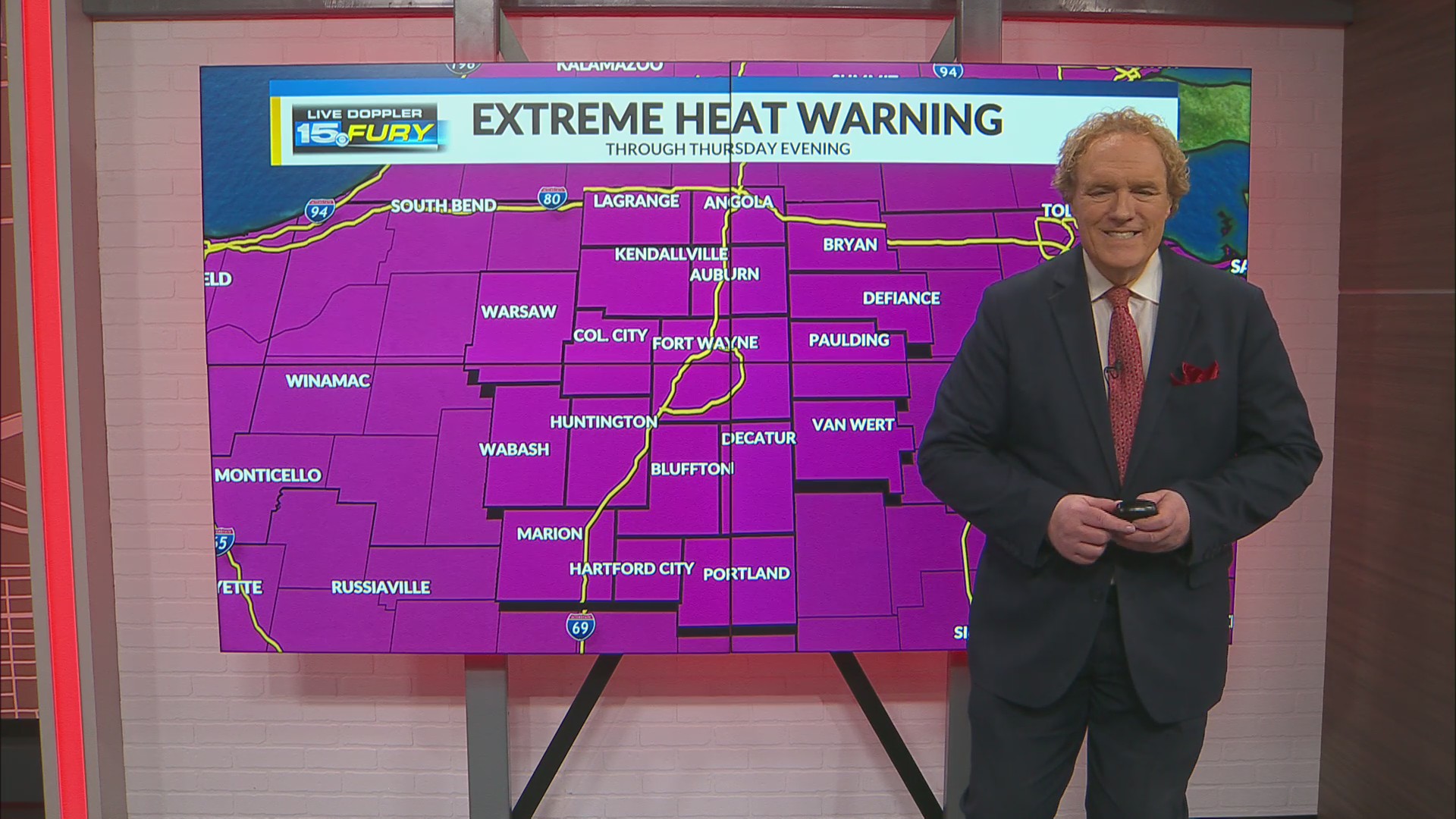 Sunshine with dangerous heat and humidity combination this afternoon
