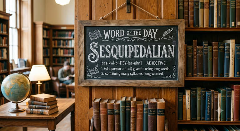 Word of the day: Sesquipedalian: Know its meaning, origin, usage ...