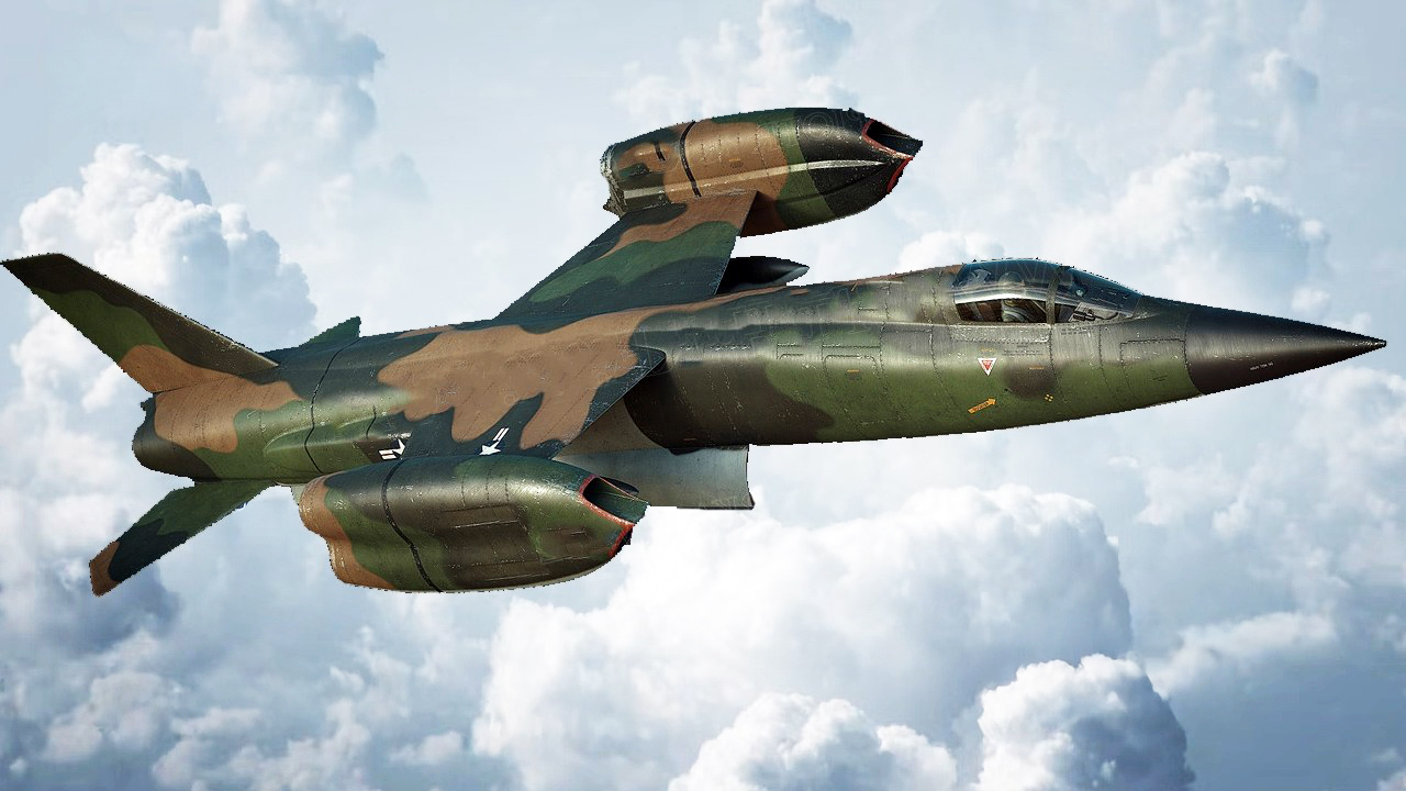 The vertical fighter jet with eight engines - Bell D-188