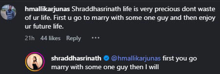 Shraddha Srinath has sassy replies for men saying her outfit isn't ...