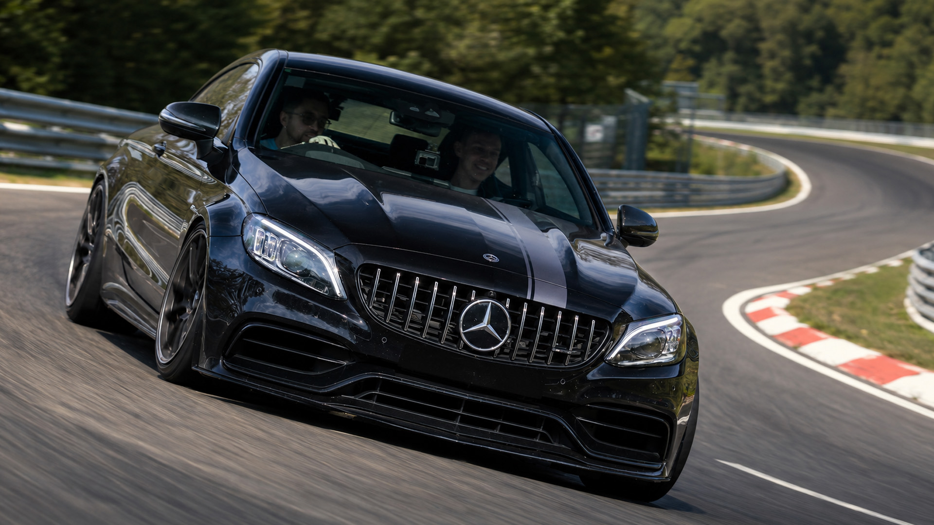 Mercedes AMG C63S coupé pushes the limit at Nürburgring