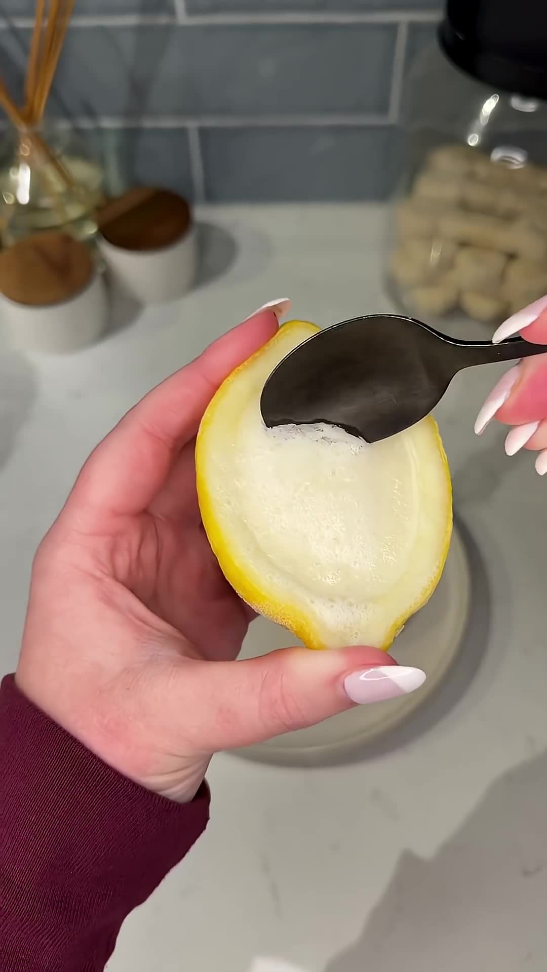 Easy lemon sorbet that looks fancy but isn't