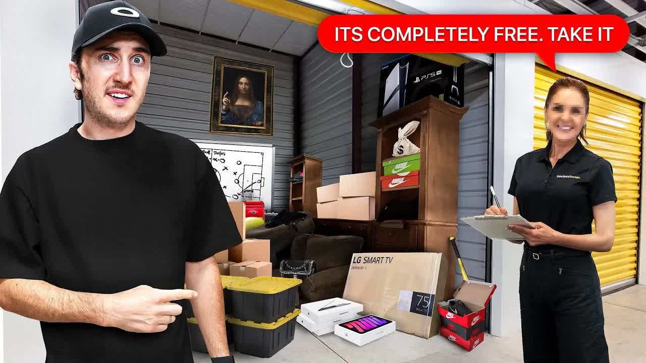 This is what happens when you get offered a free storage unit no one wants