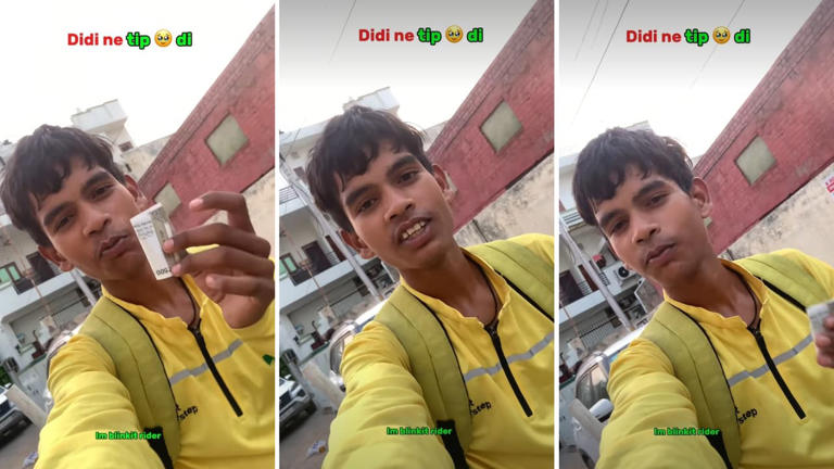 Rs 500 tip... more than my earnings: Blinkit rider's emotional thank ...