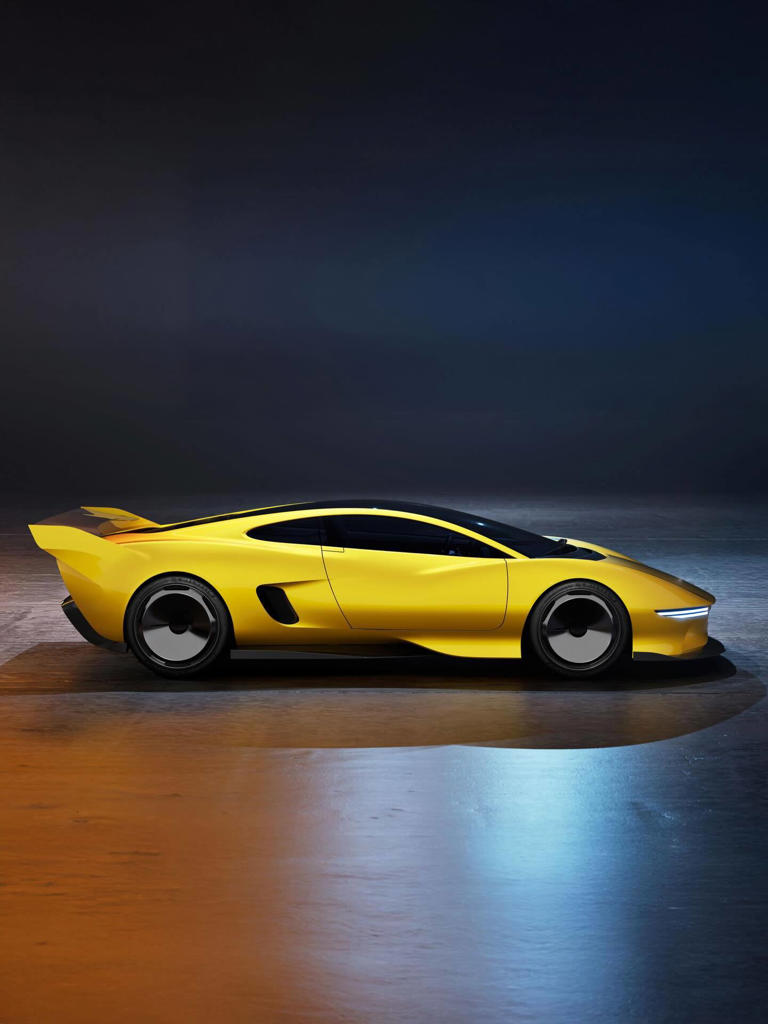 Jaguar’s XJ220 was always elegant. Callum’s GT1 makes it very angry