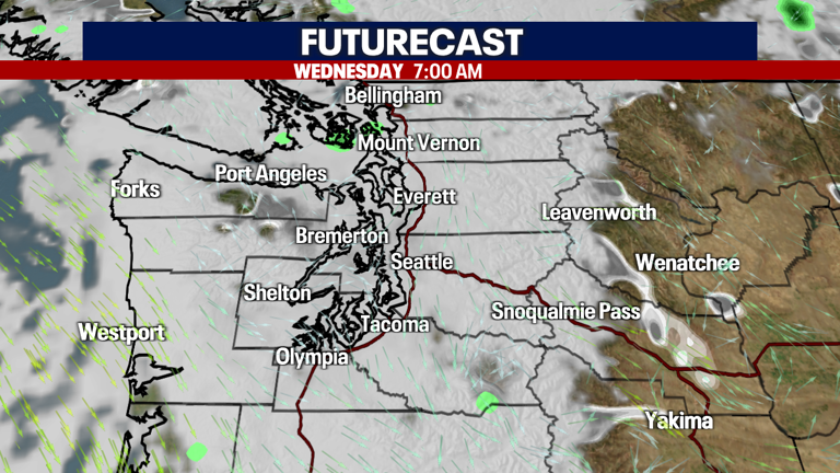 Seattle weather: Cloudy start to afternoon sunbreaks Wednesday