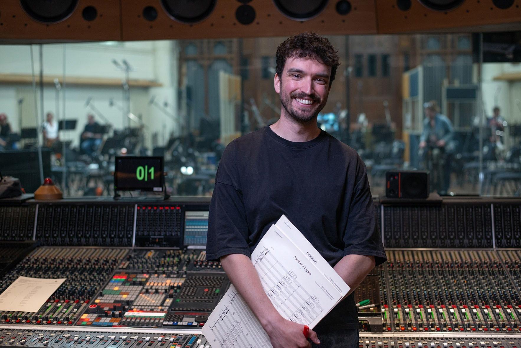 Composer records world-first cruise soundtrack at Air Studios