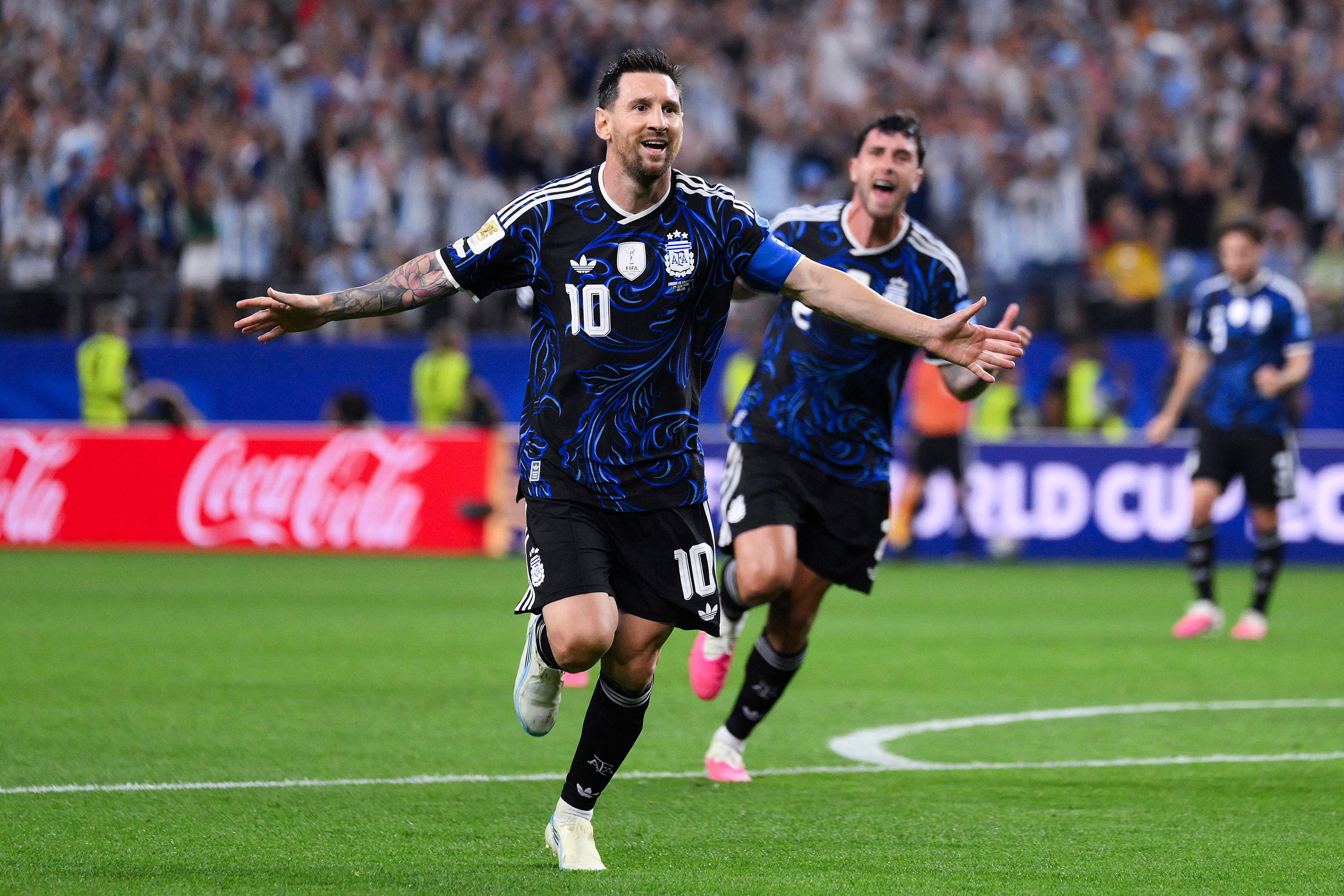 How do Kylian Mbappe's World Cup stats stack up against Lionel Messi's?