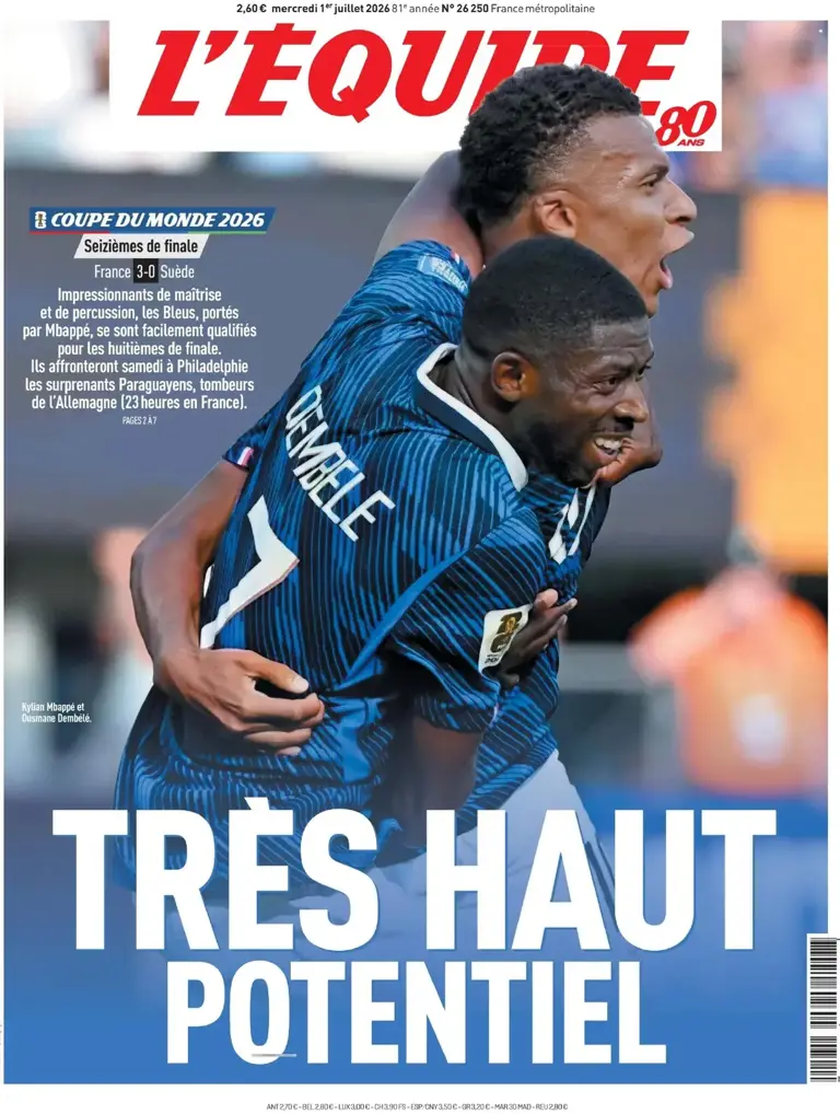 🗞️ Front pages, Spain sets its course; Europe bows to Mbappé