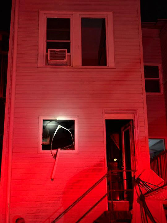 3 adults, cat displaced after fire in basement of row home in DC