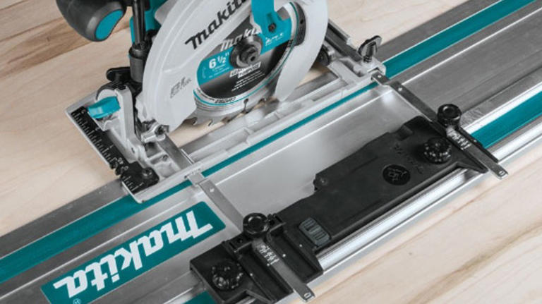 These Makita guide rails make working without a table saw a breeze