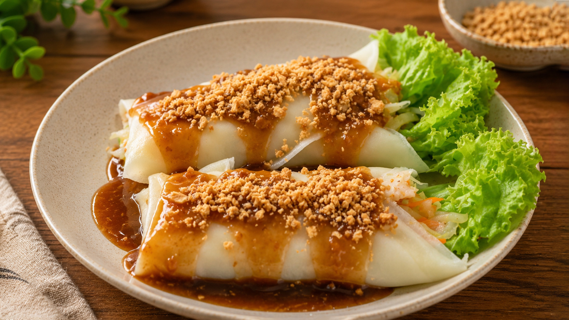 What makes lumpiang sariwa taste so fresh and savory