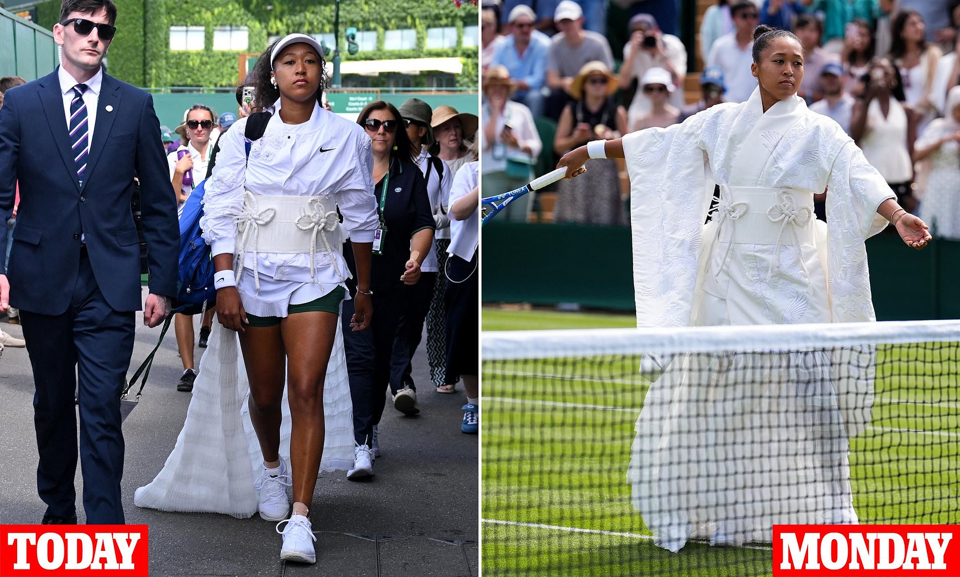Naomi Osaka turns heads with traditional Japanese dress for second ...