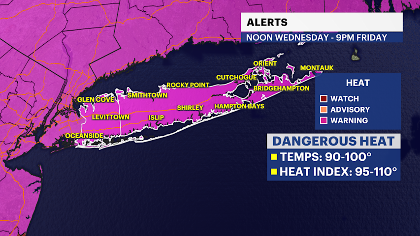 Extreme heat warning: Dangerous heat through weekend with pop up ...