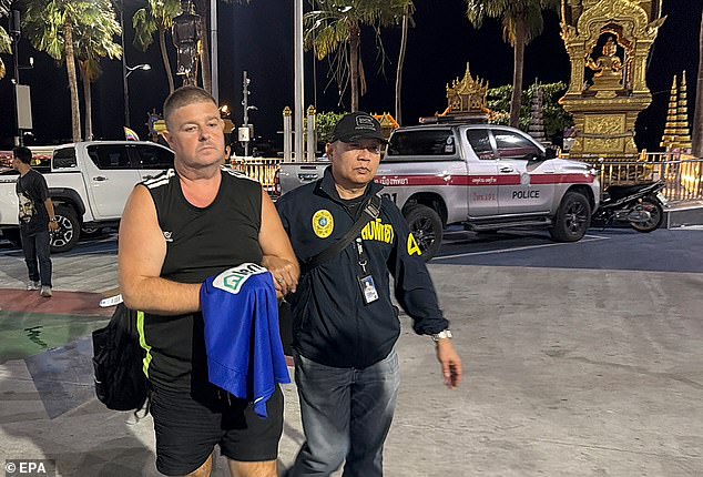 Friend of Thai teen who killed confronts suspect in his condo