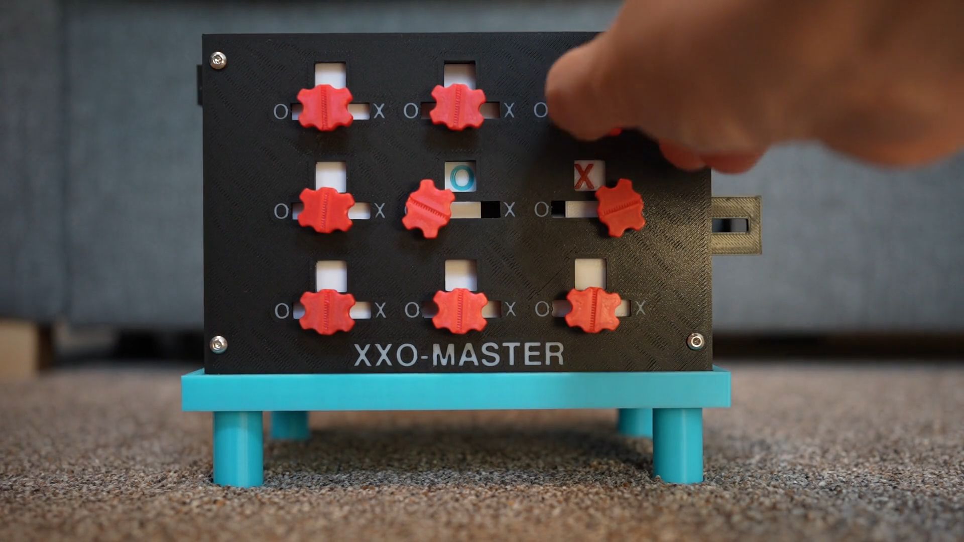 This unbeatable 3D-printed tic-tac-toe computer uses zero electronics ...