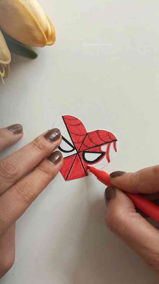 DIY web of love card a cute handmade gift in minutes