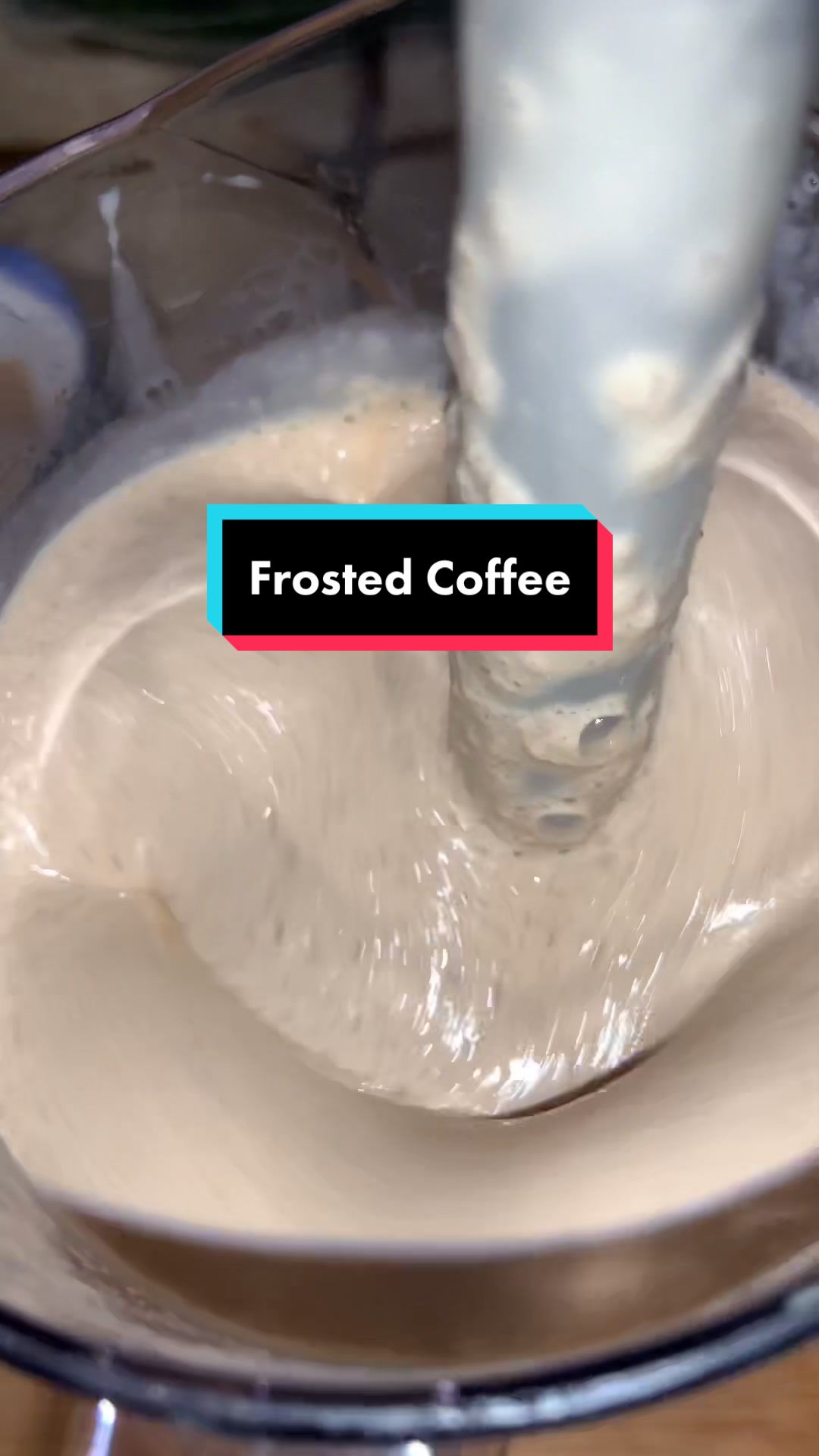 Easy frosted coffee recipe at home