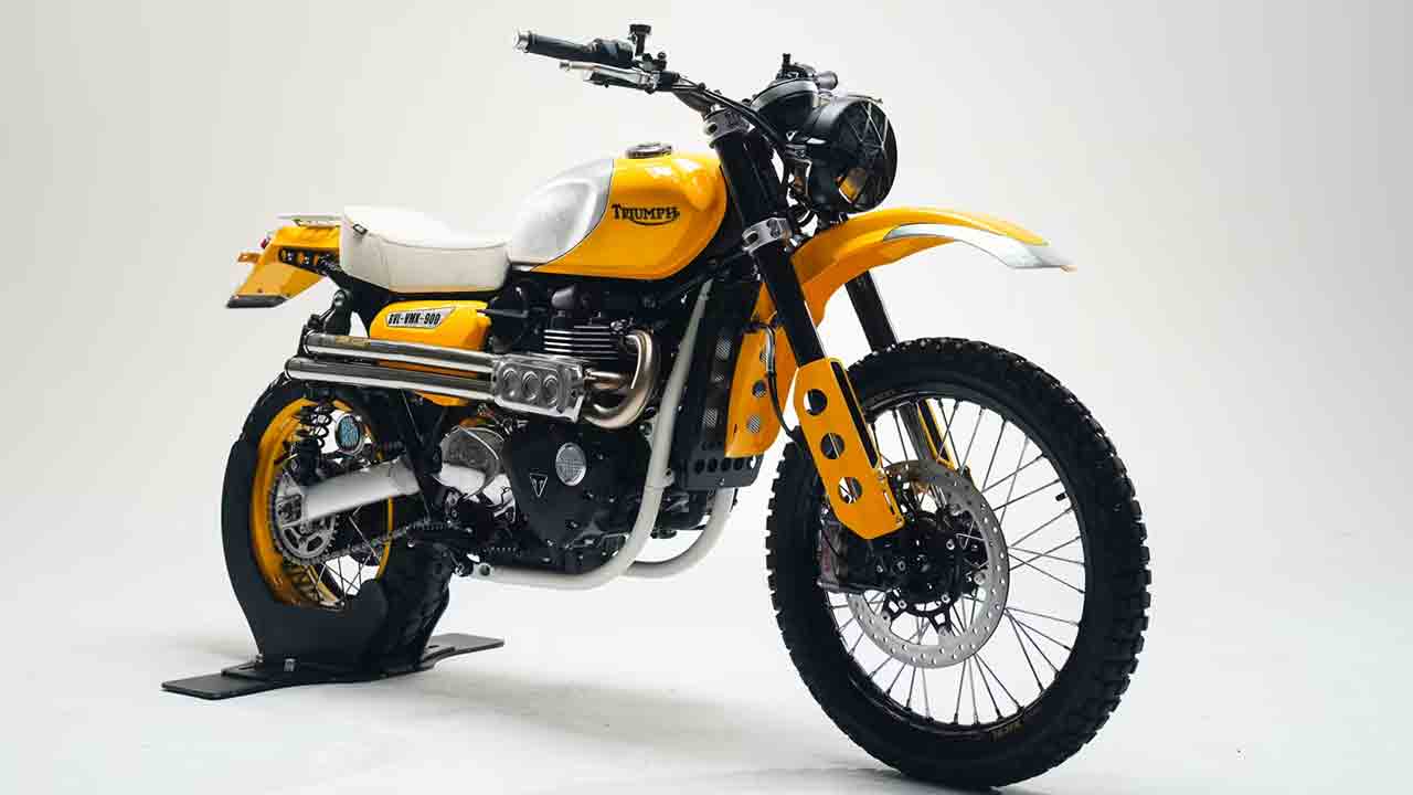 Un atelier chinois crée une Triumph Scrambler 900 inspirée de la ...