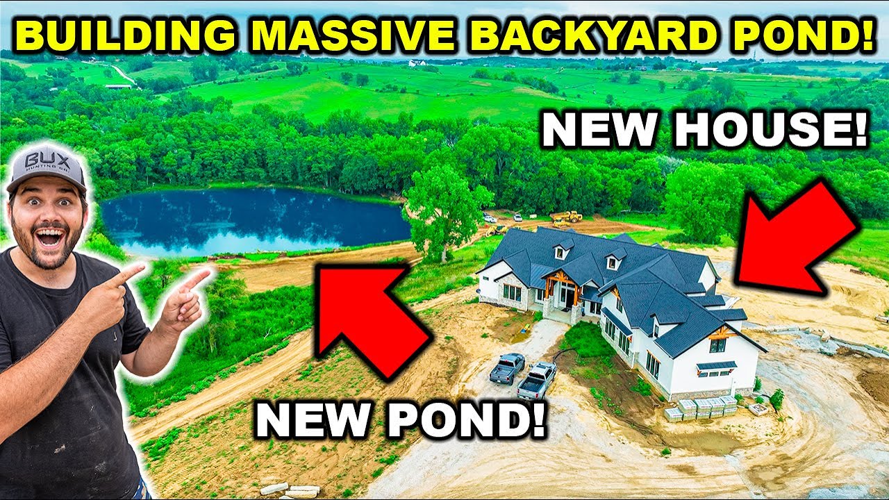 From dirt lot to fishing paradise: Backyard pond build