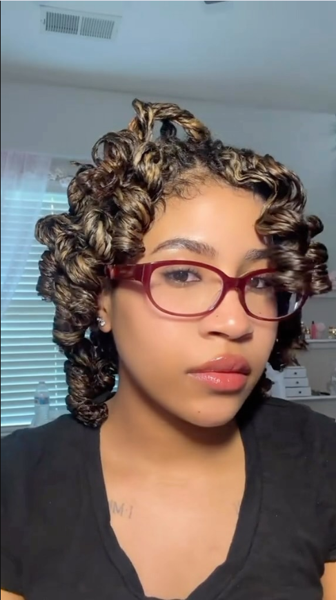 Mini twist curls: my favorite perm rod style