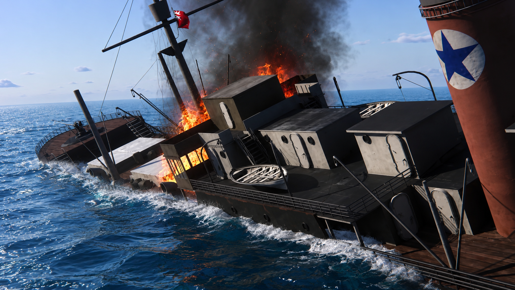 When Germany was forced to sink its own warship