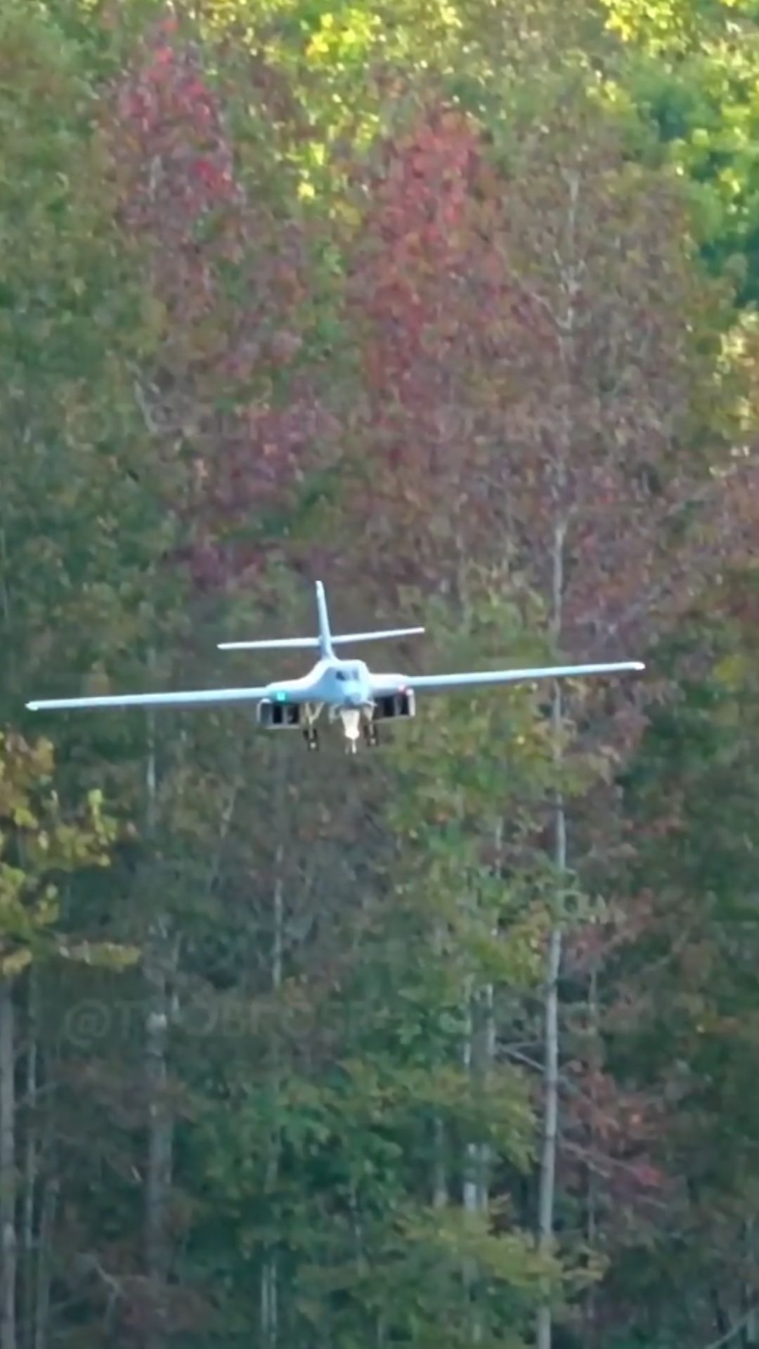 Inside the B-1B Lancer RC plane landing performance