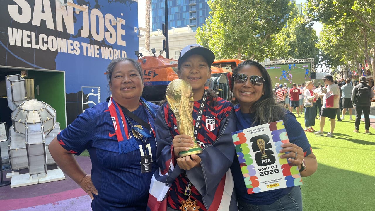 World Cup fans go all out ahead of USMNT match at Levi's Stadium