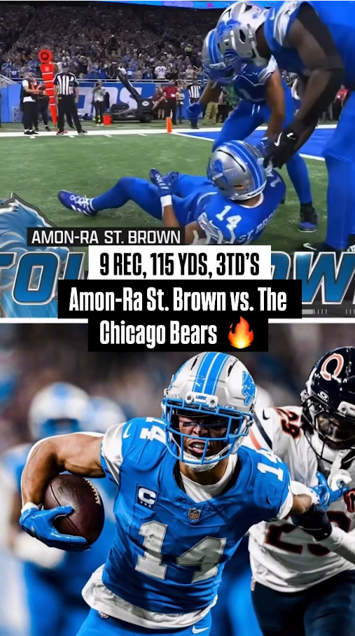 The day Amon-Ra St. Brown took over against the Bears