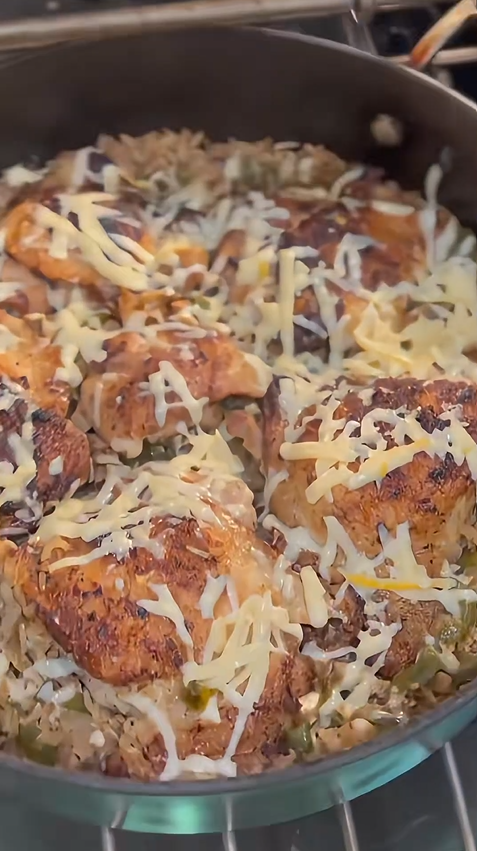 One pot chicken and rice made easy