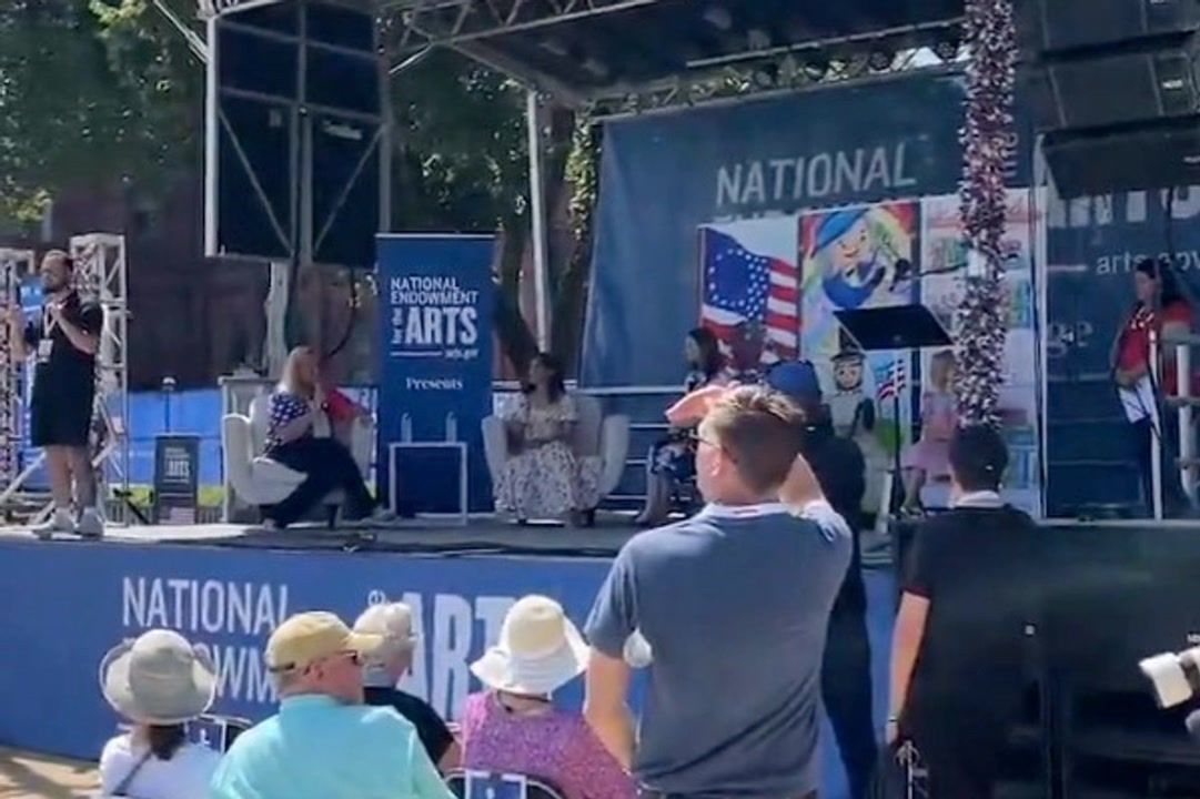 Usha Vance humiliated after drawing tiny crowd at Great American State ...
