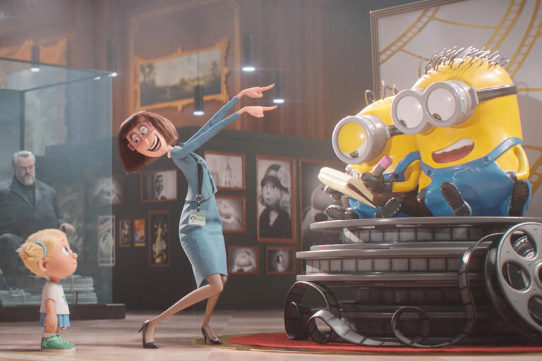 The star-studded 'Minions & Monsters' cast includes Zoey Deutch, Jeff ...