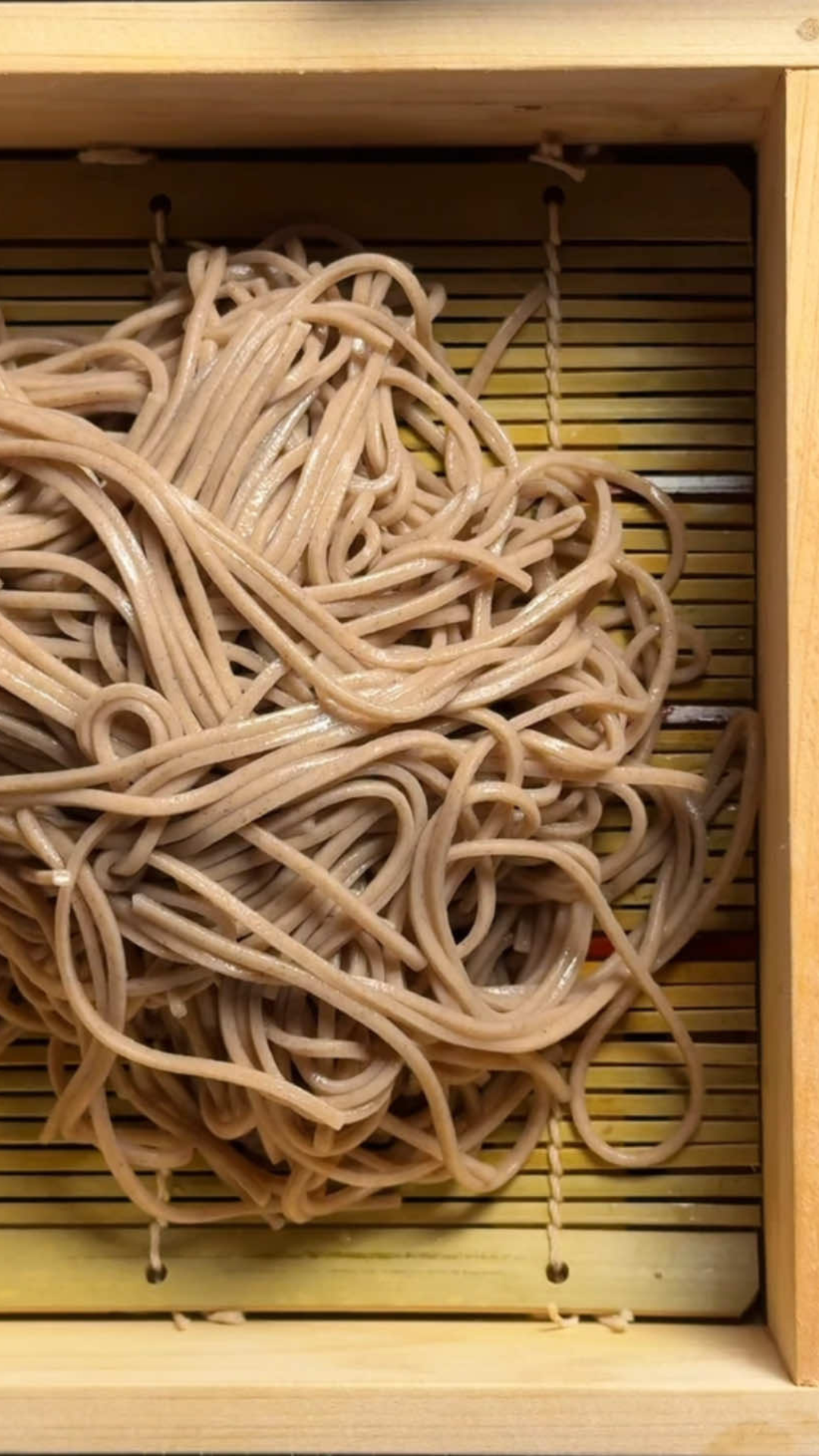 Easy cold soba noodles with mentsuyu sauce